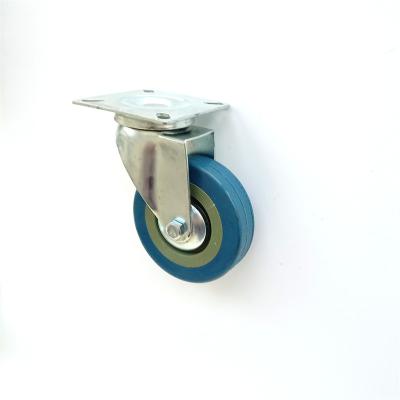 中国 Zinc Plated Steel Heavy Duty Caster Wheels 4 Inch Wheel Diameter 販売のため