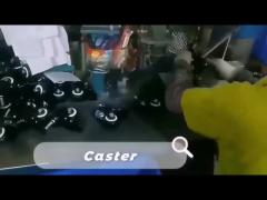 Flat Plate Heavy Duty Caster Industrial Caster Wheels With Sturdy And Transparent Design
