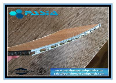 중국 1.5 미터의 폭 모조 목제 곡물 및 열린 가장자리를 가진 매우 넓은 알루미늄 벌집 패널 이상 판매용