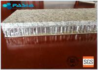 China Indoor Decoration Marble Honeycomb Panels / Custom Composite Stone Cladding for sale