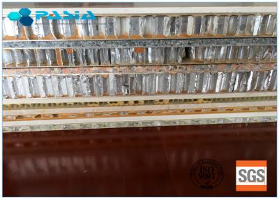 중국 자연적인 큰 크기 벌집 돌 패널, 접히는 가장자리를 가진 대리석 합성 패널 판매용