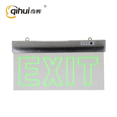 China Qihui  3W NI-CD battery rechargeable running man  led emergency exit sign light with CE and rohs for sale