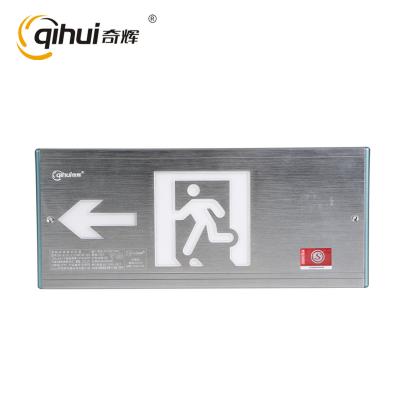 China 2017 hot selling 220V 3W metal housing rechargeable led bulb lamp led emergency exit sign light CE rohs for sale
