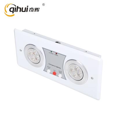 China 2017 2*4W  NI-CD metel  housing recessed mounted  emergency spot lighting  rohs QH-1200 for sale