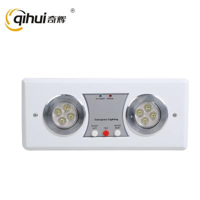 China 2017 2*4W  NI-CD metel  housing recessed mounted china  rechargeable led home emergency light for sale