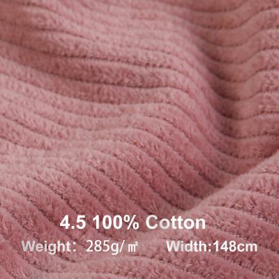 Cina 4.5 Strip Non Elastic Corduroy Thick Pure Cotton Fabric  For Flannel Pants Clothing Sofa in vendita