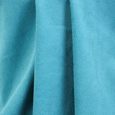 Cina 90% Cotton 8% Polyester 2% Spandex Woven Plain Style 21 Wale Stretch Kids Wear Cotton Pants Fabric in vendita