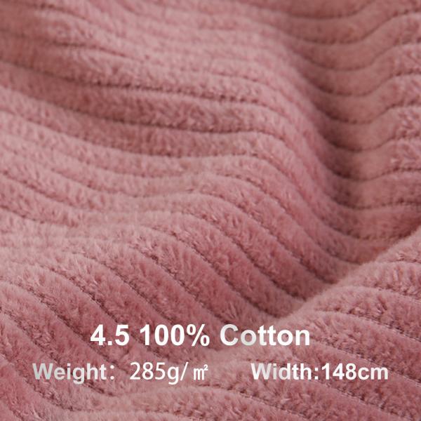 Quality 8 Wale Solid Color Polyester Different Kinds Of Corduroy Velvet Fabric For for sale