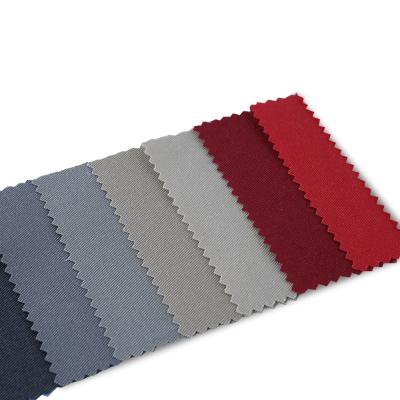 중국 Wholesale Low Moq 26 Kinds Of Solid Color Fabrics Slightly Silkier Fabric Tricot Polyester Cotton 판매용