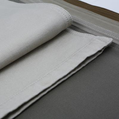 中国 100% Double Layer Tribute Satin Pure Cotton Fabric For Work Wear Type Clothing 販売のため