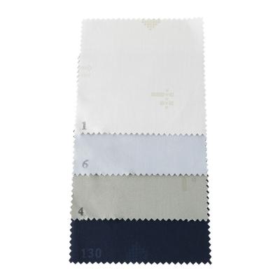 China Small Pattern Printing 59% Cotton 3% Spandex 38% Polyester Mixed Fabric For Suit Pants And Blazer Production for sale