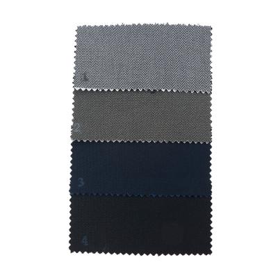 Cina Dark Materials Polyester Cotton Spandex Fabric Interwoven Dobby Fabric For Clothing in vendita