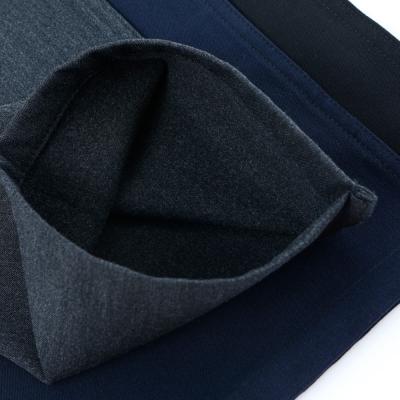 Cina Breathable Trouser Pants Fabric 68% Polyester 29% Viscose 3% Spandex 340gsm Cotton Polyester Melange 4 Way in vendita