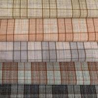 China Customized Color TR200GSM Polyester Plaid Fabric Medium Weight for sale