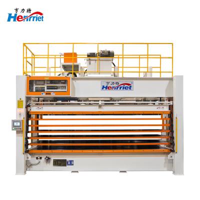 China Multi Layer Wood Bending Press Machine 120T PU Press Machine for sale