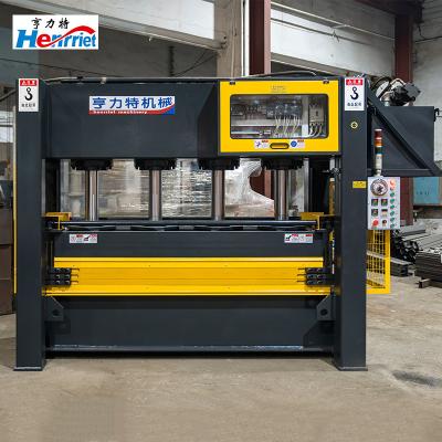 China Double Layer Hot Press Wood Machine Automatic Steel Door Press Machine 300T for sale