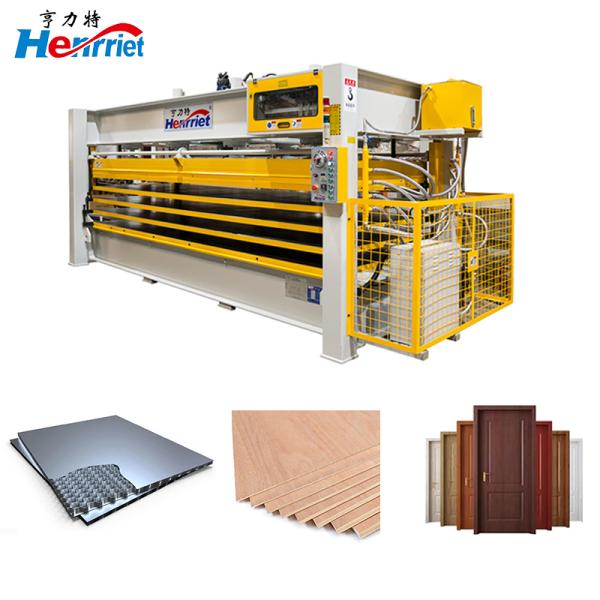 Quality 4 Layer Veneer Hot Press Machine 160T Hydraulic Heat Press Machine For Sandwich Panel for sale