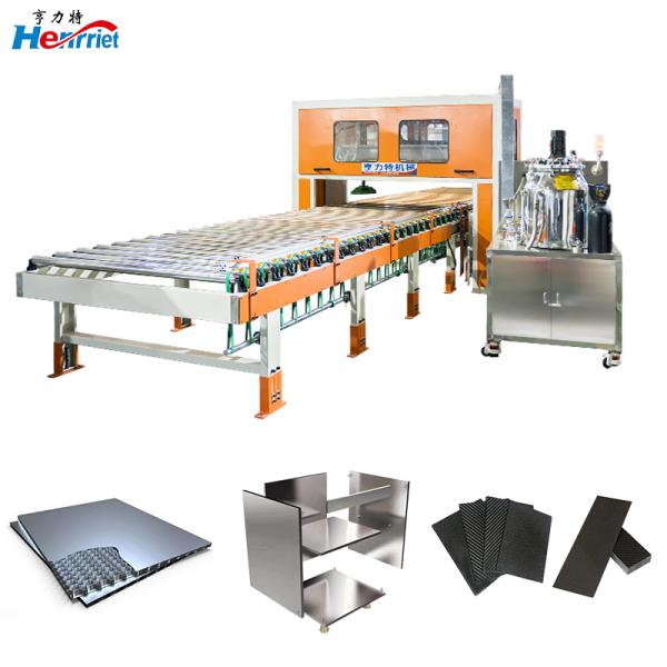 Quality Intelligent Sandwich Board Production Line Precision Automatic Gluing Line for sale