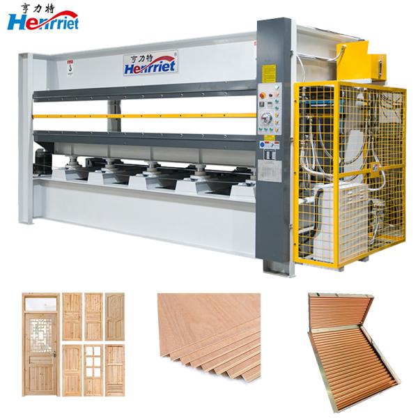 Quality Two Layer Woodworking Hot Press Machine Natural Veneer Pressing Machine 100T for sale