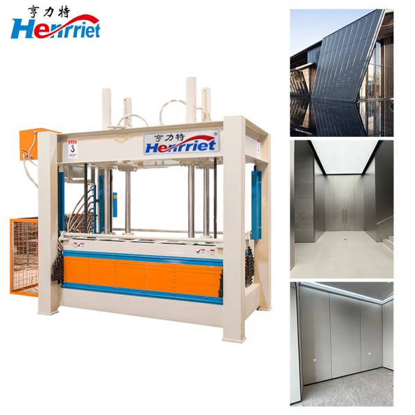 Quality 50T Wood Heat Press Machine 8 Layer Veneer Press Machine 380V for sale