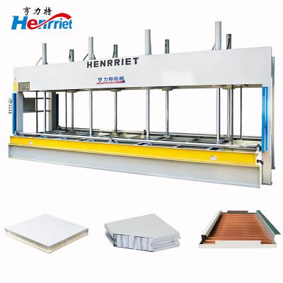 China 8 Oil Cylinders Hydraulic Press Machines Large Sized Plywood Press Machines 50Hz for sale