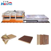 Quality Full Automatic 100T Gantry Moving Hot Press for Laminate Decorative Wall Panels for sale
