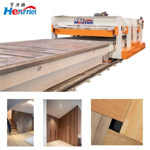Quality Full Automatic 100T Gantry Moving Hot Press for Laminate Decorative Wall Panels for sale