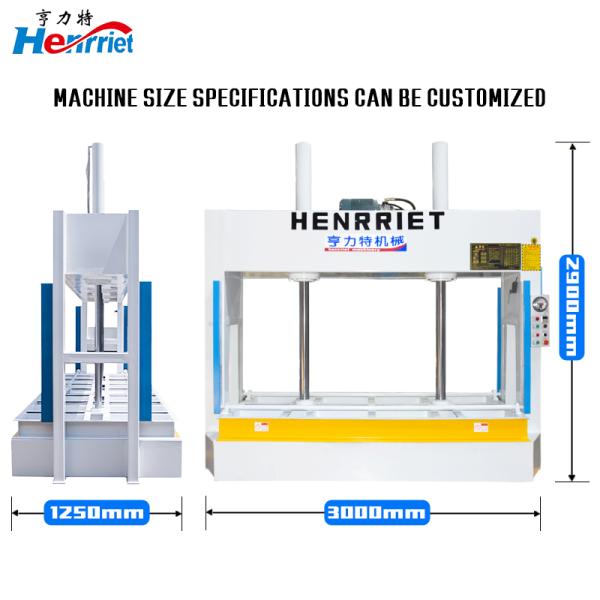 Quality Customizable 50T Industrial Cold Press for Decorative Wood Panel Pressing for sale