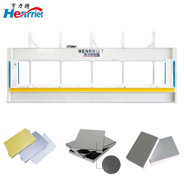 Quality 75 ton 5-cylinder hydraulic cold press is commonly used in construction factories for the production of aluminum honeycomb panels for sale