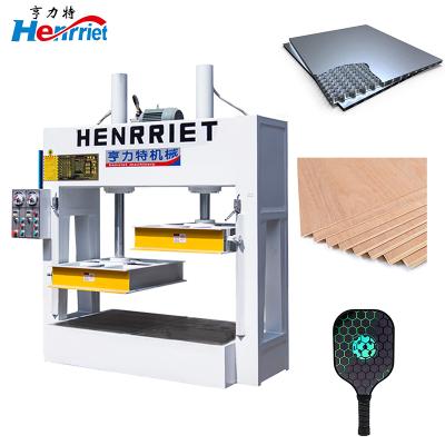 China 30T two-stage hydraulic cold press machine is used for Pick rackets wooden medical aluminum unpainted stainless steel and plywood doors for sale