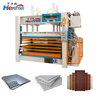 China Customize 50 t 8-layer hot press machine for the production of standardized clean boards and plywood for building panels for sale