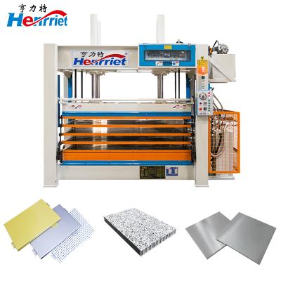 China 8-layer Laminator press machine for manufacturing aluminum honeycomb panels for building decoration in factories for sale