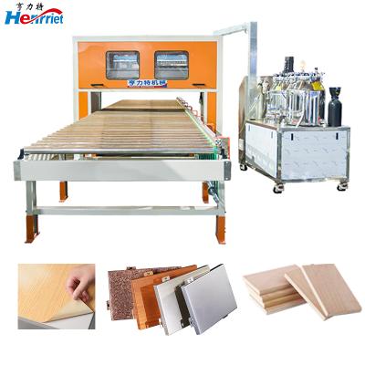 China Customized automatic glue coating machine for stainless steel cabinet inorganic pre coated boards for sale