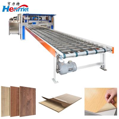 China Automatic glue spreading machine for melamine wooden wall decorative panels in building materials factories for sale