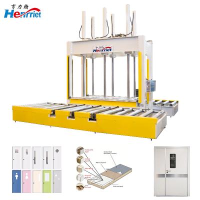 China 160t Pressure Double-Sided Automatic Conveying Large Heavy-Duty Hydraulic Cold Press Machine for Raw Wood and Aluminum Alloy Doors for sale