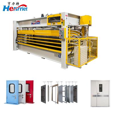 China Four layer laminating machine with 160 T maximum pressure and 4-layer independent workstation for high-temperature pressing up to 100℃ for sale