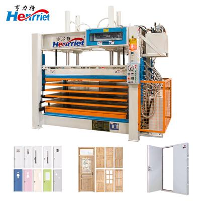 China 50t Pressure 8-Layer Automatic High-Temperature Laminating Machine for Rock Wool Insulation Veneer Wooden Doors for sale