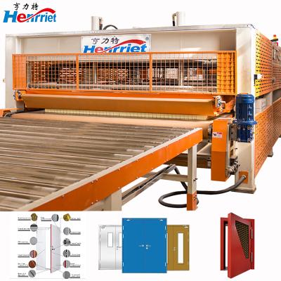 China 80T Maximum Pressure Single Layer Hot Press Machine with 4600mm*2650mm Work Platen for Laminated Wooden Steel Doors for sale