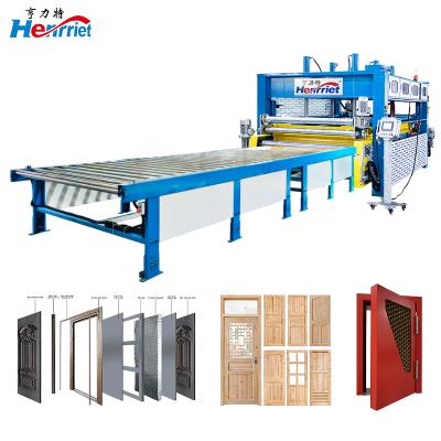 China Customized Automatic Conveyor Hot Press Production Line with 50T Maximum Pressure and 3500mm*1800mm Workbench for Art Doors for sale
