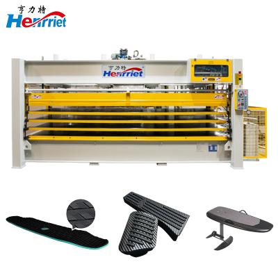 China 160T Four-layer Synchronous Carbon Fiber Laminating Machine for Hydrofoil Surfboards and Automotive Panels for sale