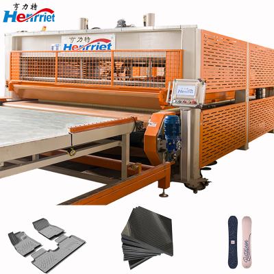 China 80T Maximum Pressure Single-Layer Automatic Conveying Hot Press Machine with 4600mm*2650mm Work Platen for Carbon Fiber Board for sale