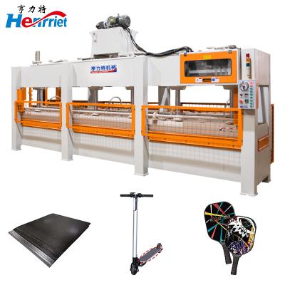 China 100T Max Pressure Extended Frame Hot Press Machine with 6500*1300mm Work Platen and Intelligent Temperature Regulation for sale