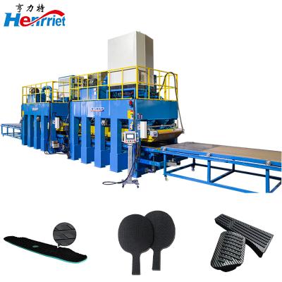 China 1000 T Maximum Pressure Hot and Cold Press Machine with Thermal Oil Heat Transfer and 3700mm x 1300mm Hot Press Plate for Carbon Fiber Production for sale