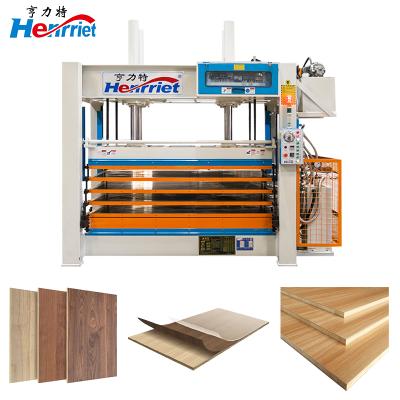 China Automatic Heating 8-layer Multi-layer Hot Press Laminating Machine with 50 T Maximum Pressure for Wood Veneer and Fireproof Board for sale
