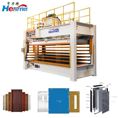 China 6-Layer 160-Ton Hot Press Laminating Machine with 4000mmX1450mm Work Platen for Medical and Soundproof Doors for sale