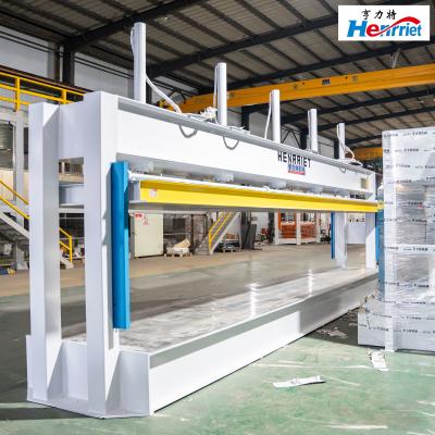 China 75T Max Pressure 8000x1500mm Work Platen Five-Cylinder Hydraulic Cold Press Machine with Multi-Cylinder Synchronous System for Aluminum Honeycomb Panel Production Line for sale