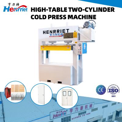 China 80T Maximum Pressure Hydraulic Door Panel Press Machine with 1500×1100mm Table and Two Cylinder Hydraulic System for sale