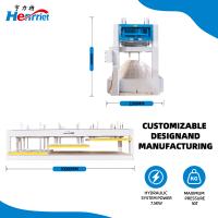 China 3-Section Cold Press Machine with 50 Tons Maximum Pressure and 2200mm Processing Width for Honeycomb Panels for sale
