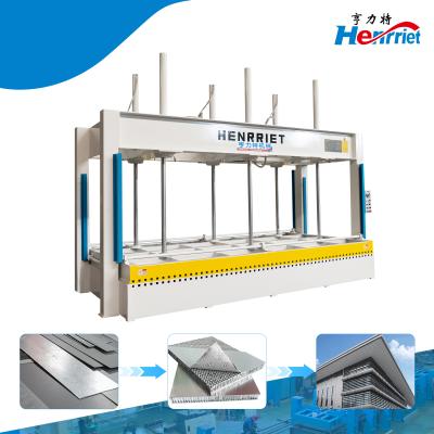 China Industrial Hydraulic Perforated Cold Press with 50 Tons Maximum Pressure and 4500mm Processing Length for Mountable Heating Rods in Honeycomb Panel Production for sale