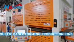 ACOUSTIC PANEL FORMING PRODUCTION LINE